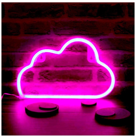 Urban Outfitters | Wall Decor | Neon Blue Cloud Sky Cute Led ...